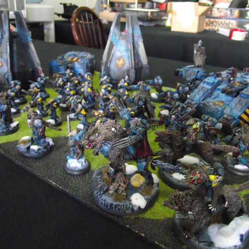 For Sale: Fully Painted Space Wolf Army (Sold)