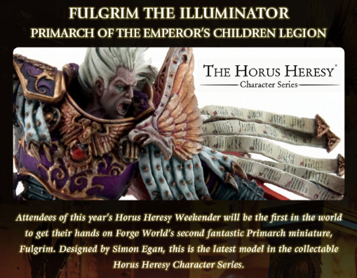 Horus Heresy: Fulgrim Spotted! - Frontline Gaming