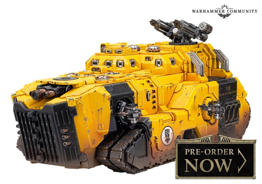 Horus Heresy – Updated Mastodon and Javelin Rules