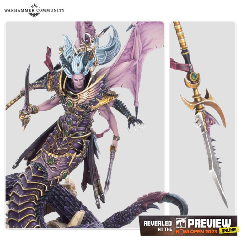 Fulgrim Transfigured: A Daemon Primarch Ascends in Awe-Inspiring Detail