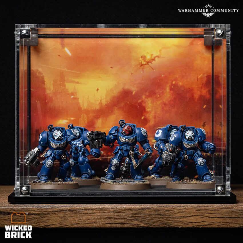Warhammer Display Cases From Wicked Brick Preview