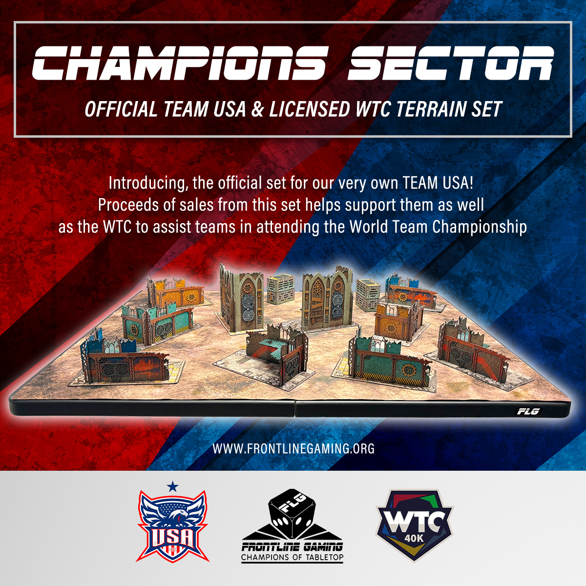 NEW! WTC Terrain Set – Champions Sector