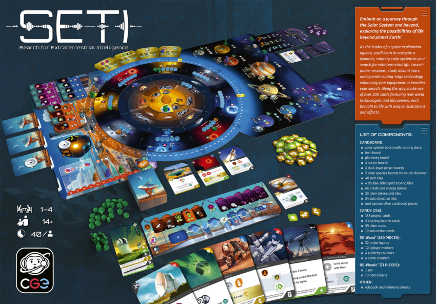 Board Game Review: SETI: Search for Extraterrestrial Intelligence