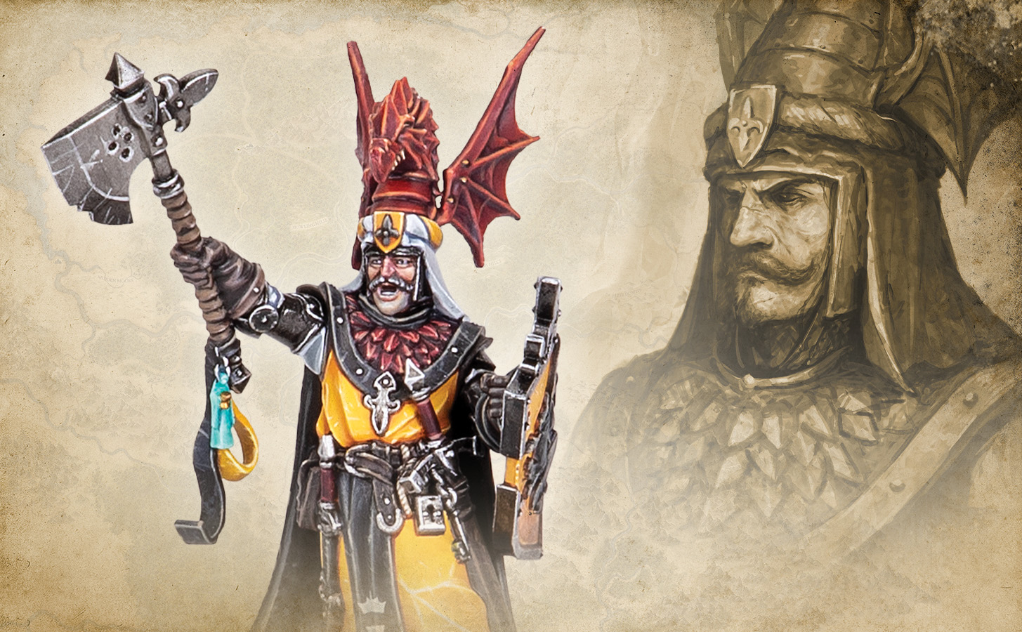 Sir Cecil Gastonne gets his model: The Wyrm Slayer – Bretonnia’s ...
