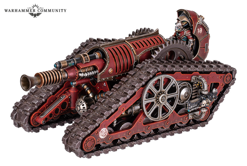 Mechanicum Forces Get Heavy Support with Krios Battle Tank and Karacnos ...