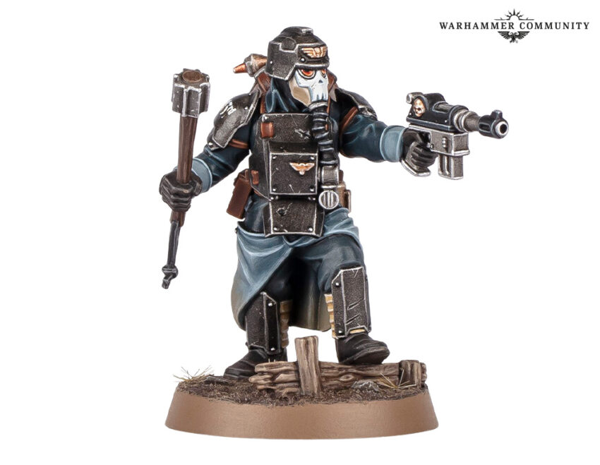 GW’s April Free Miniature: Death Korps of Krieg Combat Engineer