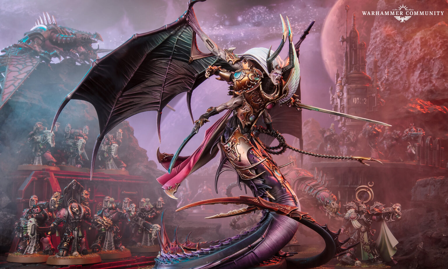 Fulgrim Returns: Exploring the Stunning New Daemon Primarch Model