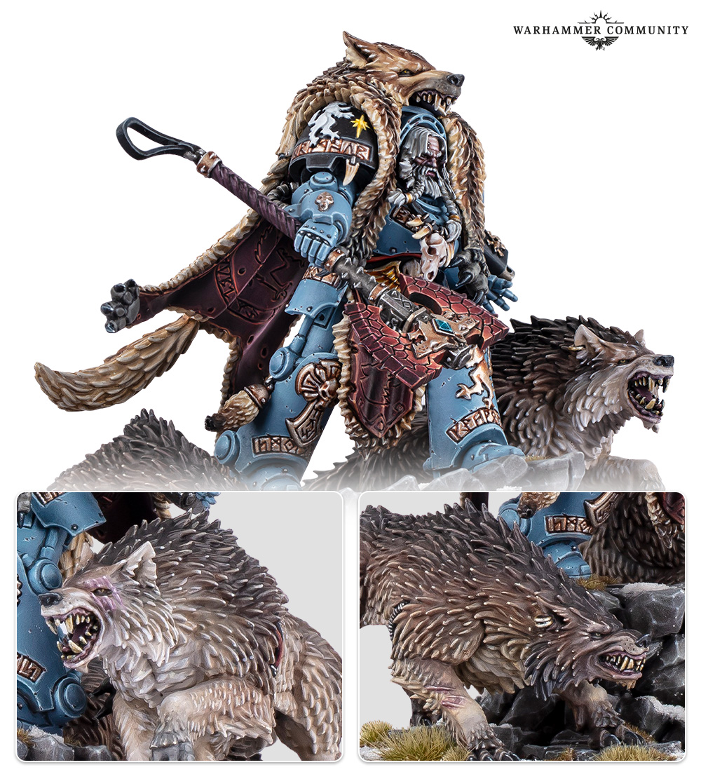 Space Wolves Reinforcements Incoming: Logan Grimnar, Arjac, Njal, and ...