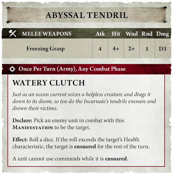 Mathaela, Oracle of the Abyss and the Power of the Deep