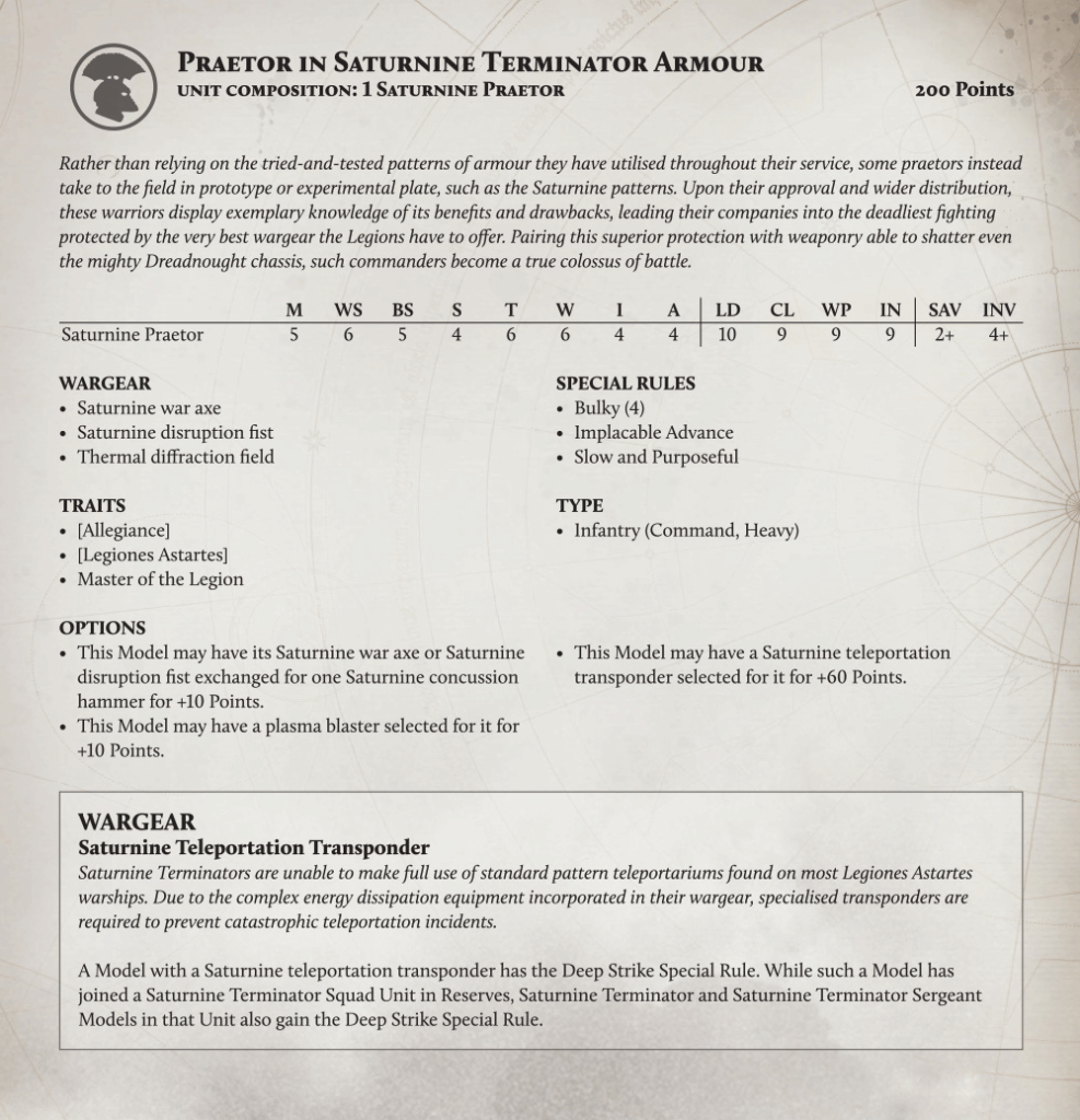 Saturnine Terminators 3rd Ed. Horus Heresy : An Armoured Nightmare ...