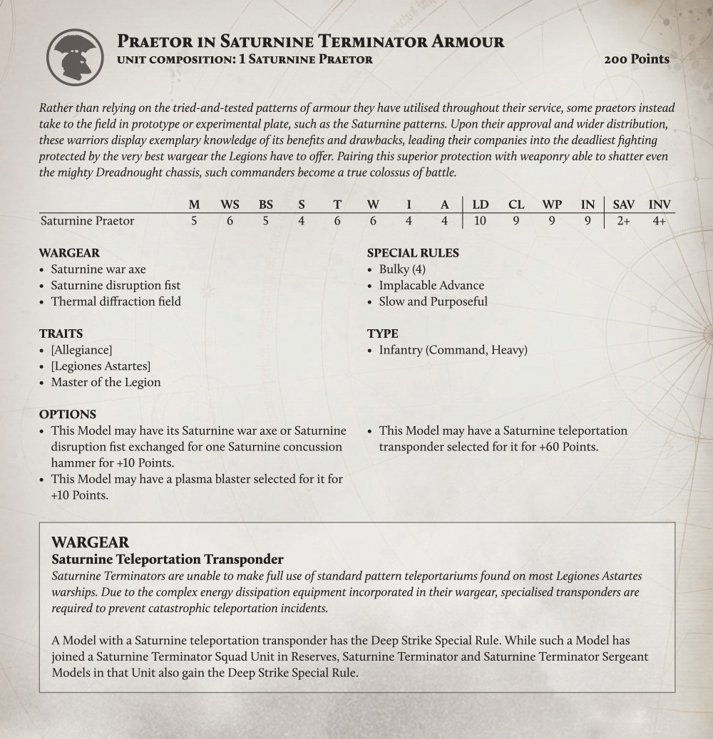 Saturnine Terminators 3rd Ed. Horus Heresy : An Armoured Nightmare ...
