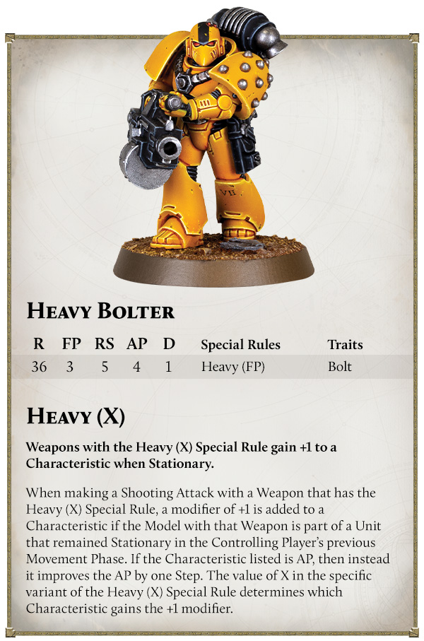 The Horus Heresy Weapon Overhaul: New Stats, Old Carnage