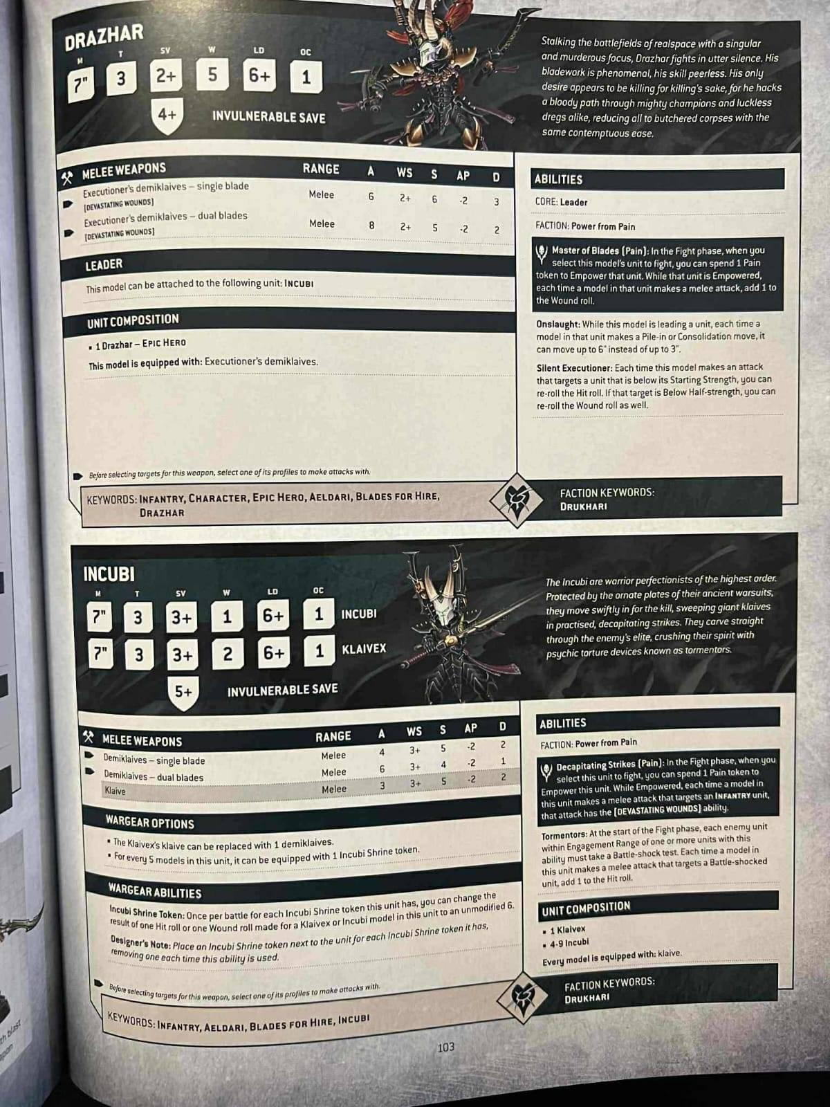 Drukhari Codex Leaks!
