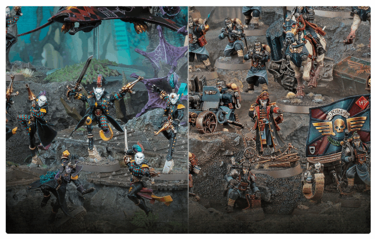 Masked Mayhem: Harlequins and Death Korps Hit Combat Patrol